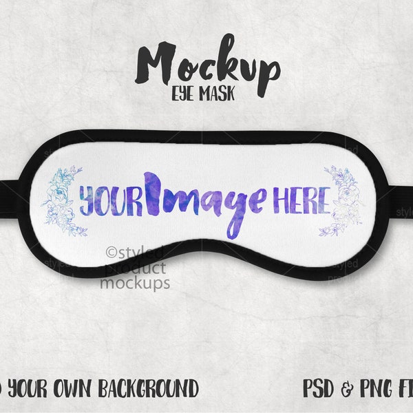 Sublimation Eye Mask Template - Etsy