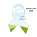 Dye Sublimation MDF Awareness Ribbon Without Hole Mockup | Add Your Own ...