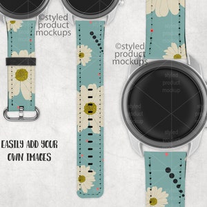 Dye Sublimation Galaxy Watch Band Mockup | Add Your Own Image and ...