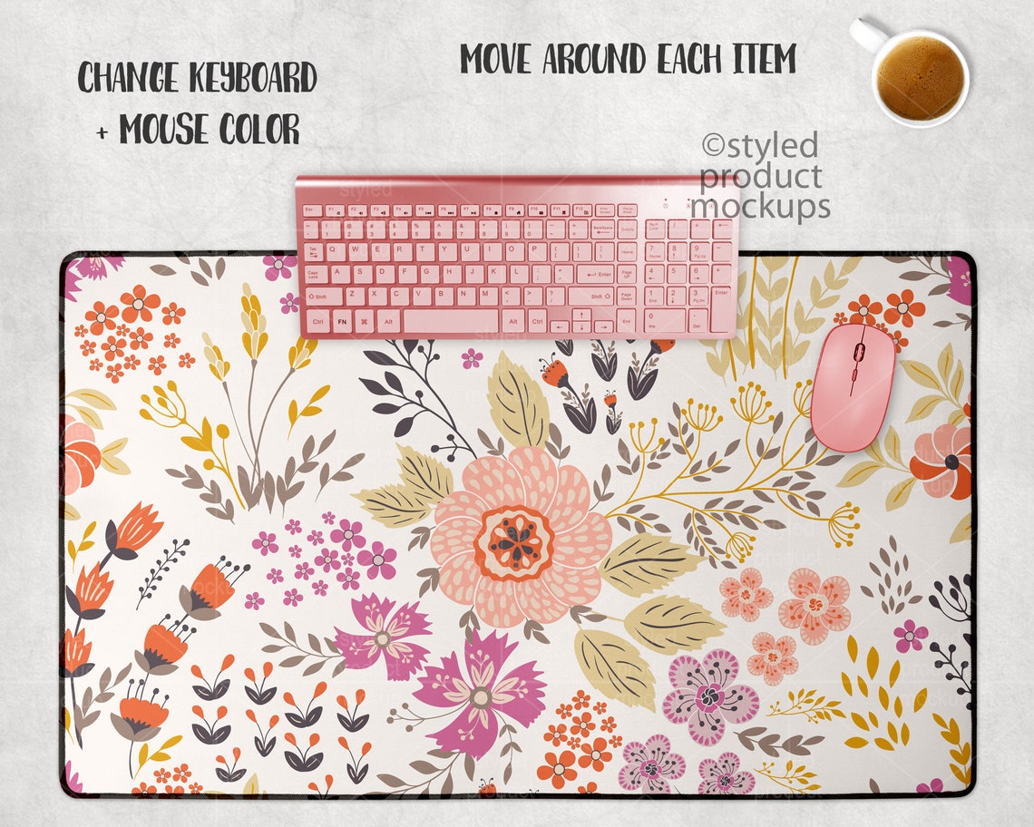 Dye Sublimation 18x30 Inch Gaming Desk Mat With Black Edge - Etsy