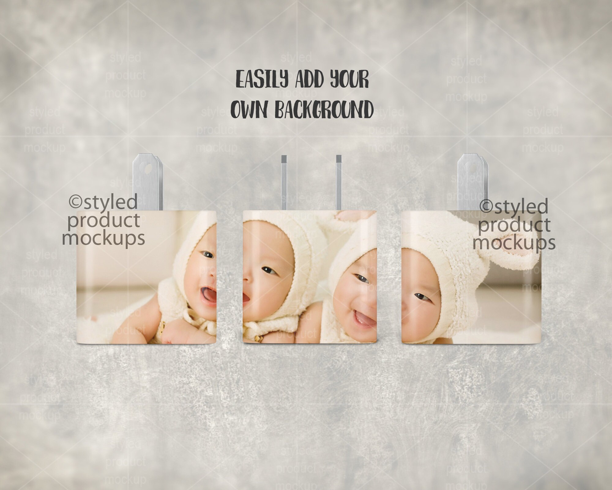 Cell Phone Charger Plug Wrap Mockup Add Your Own Image and - Etsy