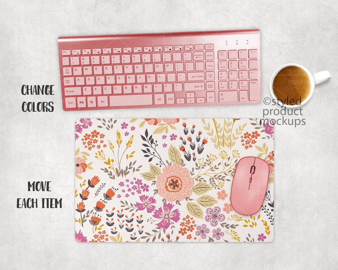 Dye Sublimation 10x16 Inch Desk Mat Mockup Add Your Own - Etsy