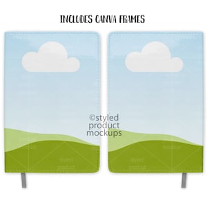 Dye Sublimation Leather Notebook Journal Mockup | Add Your Own Image ...