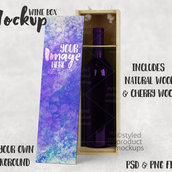 Wood Wine Sublimation Box - Etsy