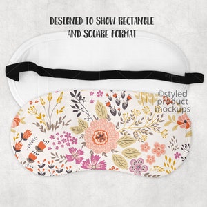 Dye Sublimation Eye Mask Mockup | Add Your Own Image and Background - Etsy