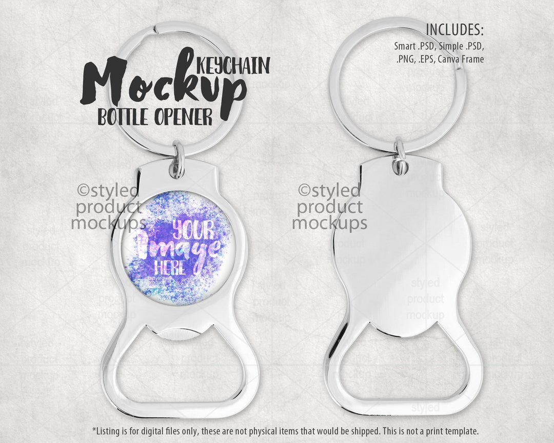 Bottle Opener Keychain Mockup | Dye Sublimation (digital Download) - Etsy