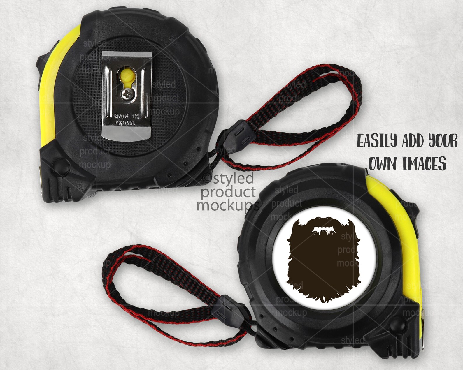 Dye Sublimation Tape Measure Mockup Add Your Own Image and - Etsy