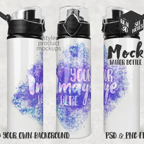Dye Sublimation 25oz Hydro Sport Bottle Mockup Add Your Own - Etsy
