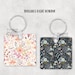 Dye Sublimation Square Keychain Mockup Add Your Own Image and ...