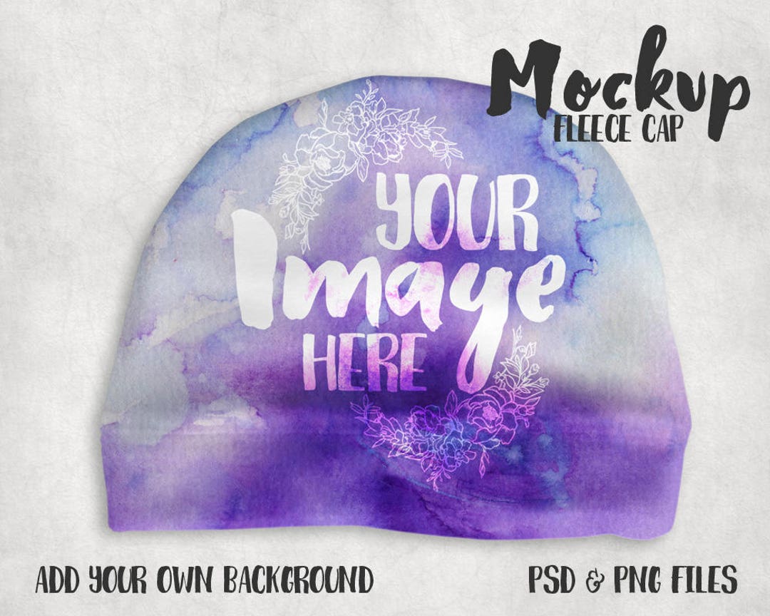 Fleece Baby Cap Mockup Template | Add Your Own Image and Background - Etsy