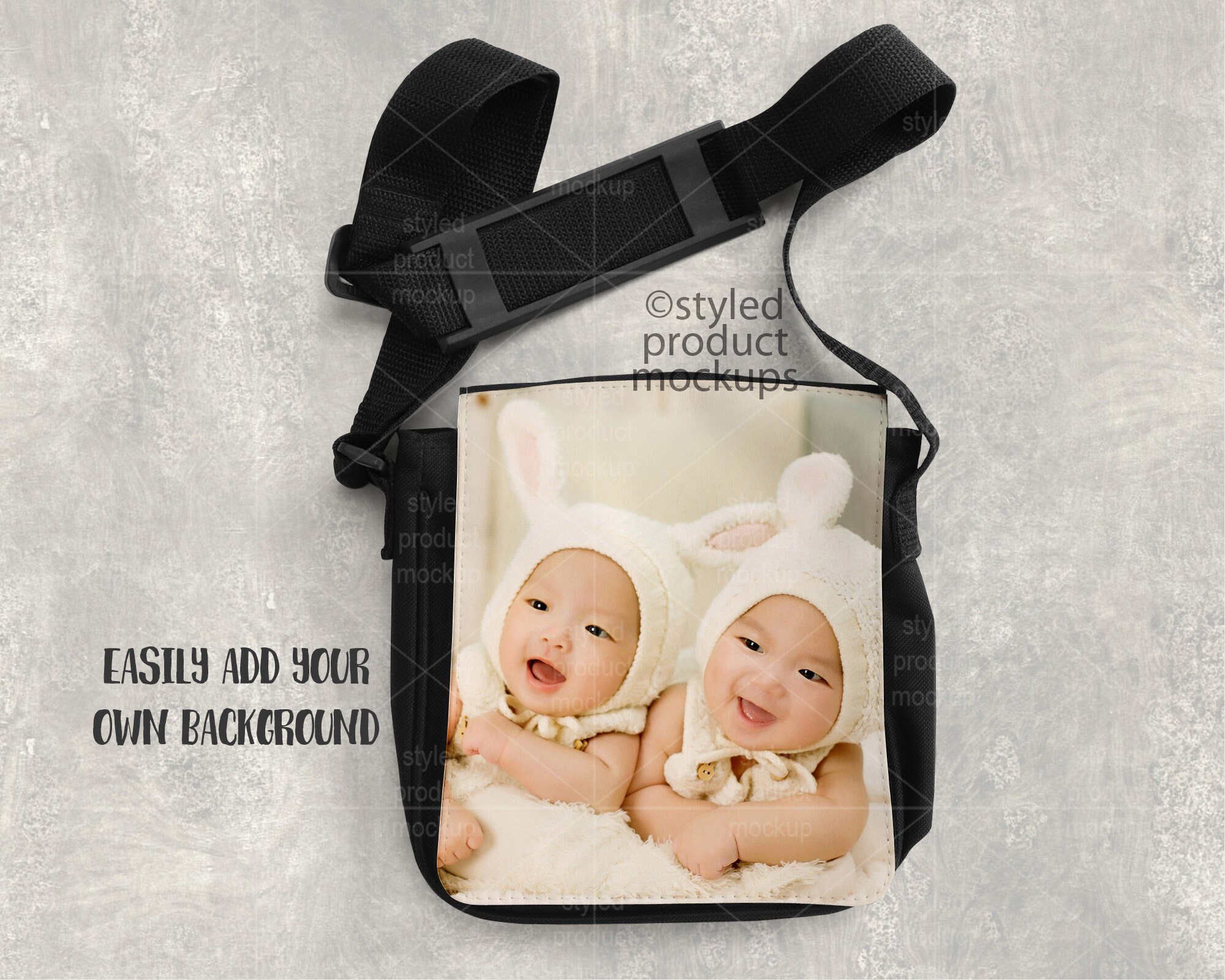 Dye Sublimation Small Shoulder Bag Mockup Add Your Own Image - Etsy