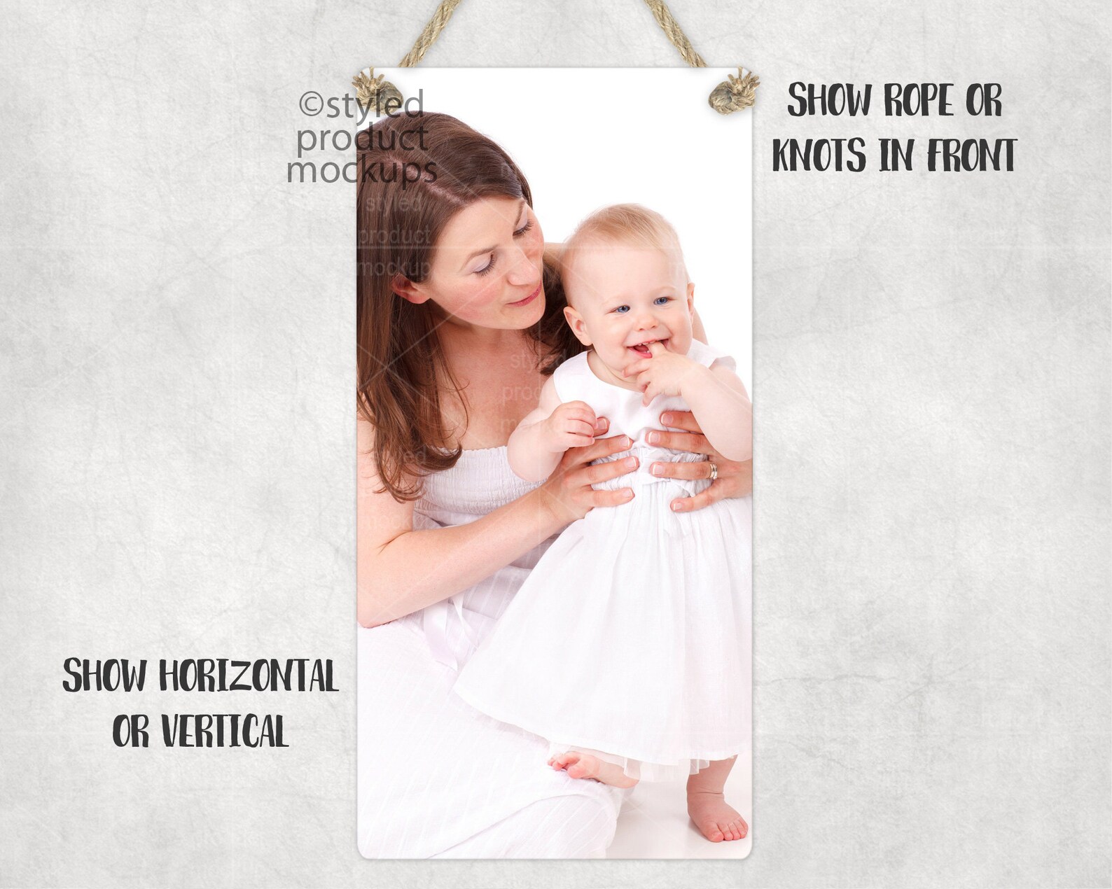 Dye Sublimation 8x4 Inch Aluminum Hanging Sign Mockup Add | Etsy