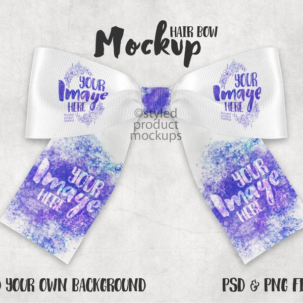 Cheer Bow Mockup - Etsy