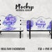 Dye Sublimation Memorial Mini Bench Mockup | Add Your Own Image and ...