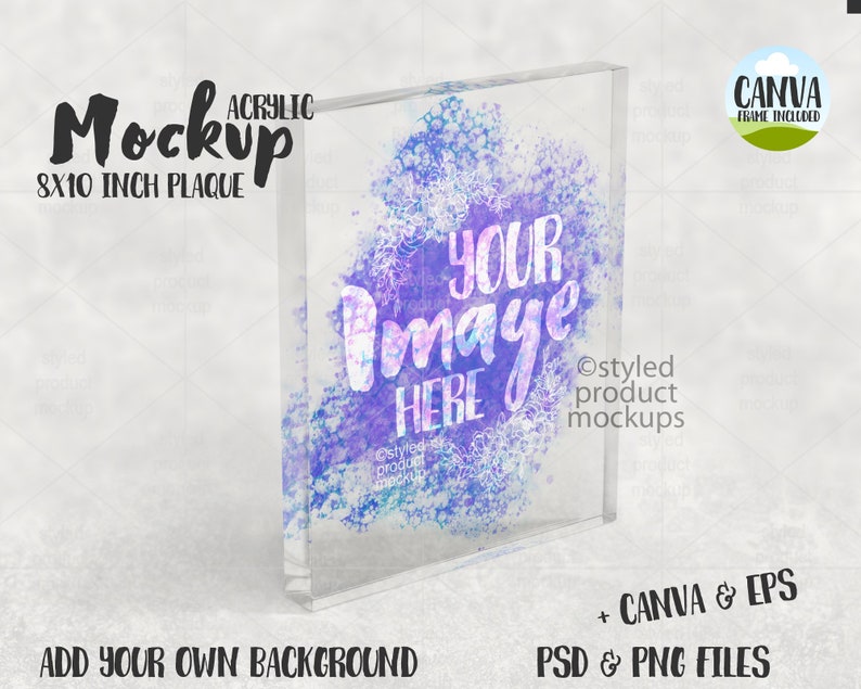 Dye Sublimation or Vinyl 8x10 Inch Acrylic Plaque Vertical - Etsy