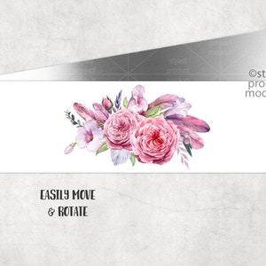 Dye Sublimation 4 X 12 Rectangle Sign Mockup Template | Add Your Own ...