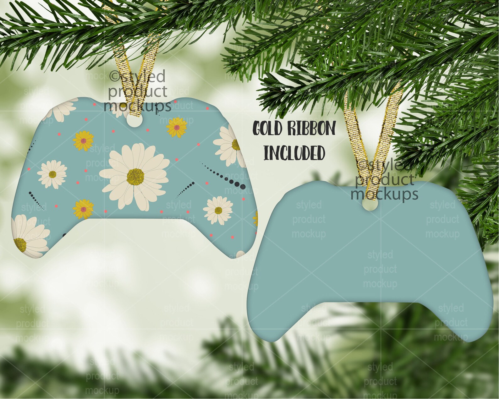 Dye Sublimation Game Controller Shaped Christmas Ornament - Etsy