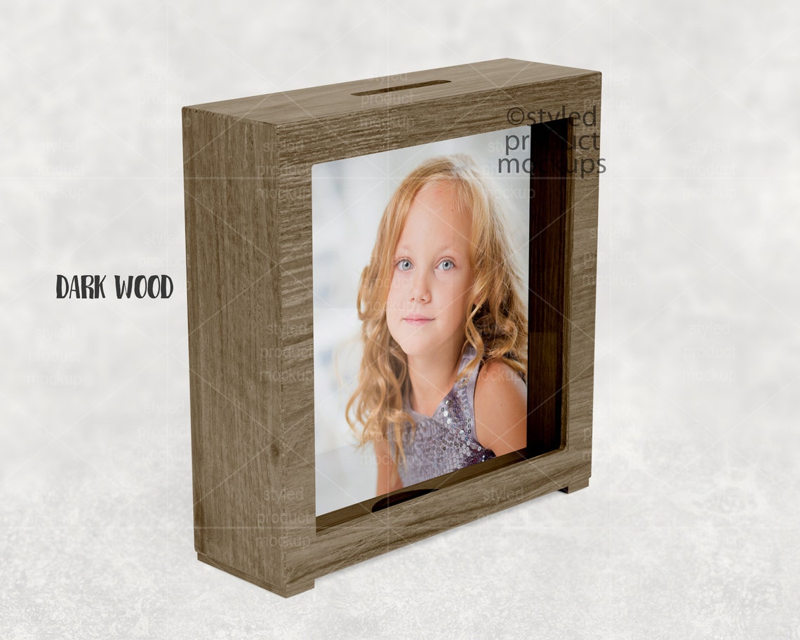 Dye Sublimation Shadow Bank Box Mockup Add Your Own Image - Etsy