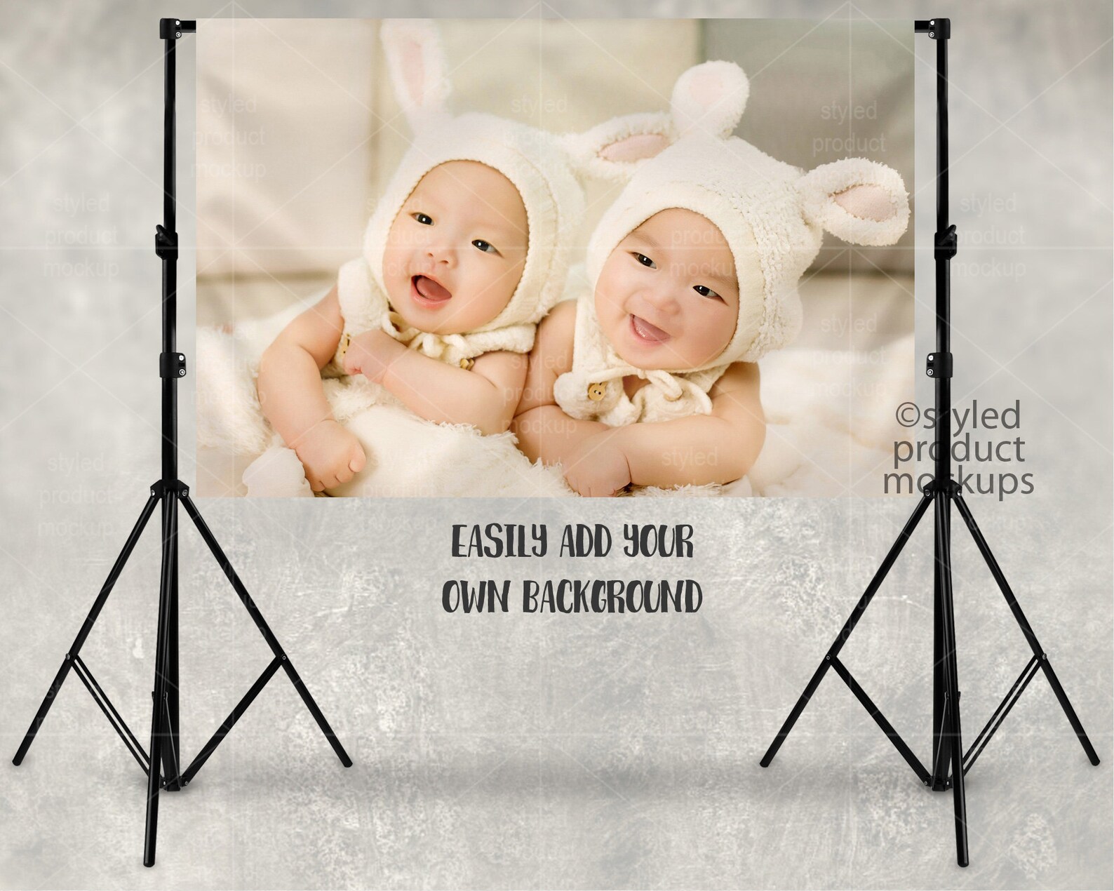 Party Table Backdrop Stand Mockup Add Your Own Image and - Etsy
