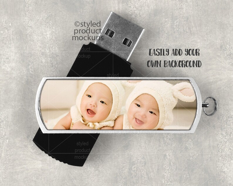 Sublimation USB Flash Drive Mockup Template Add Your Own - Etsy