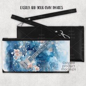 Dye Sublimation Wallet With Hand Strap Mockup | Add Your Own Image and ...