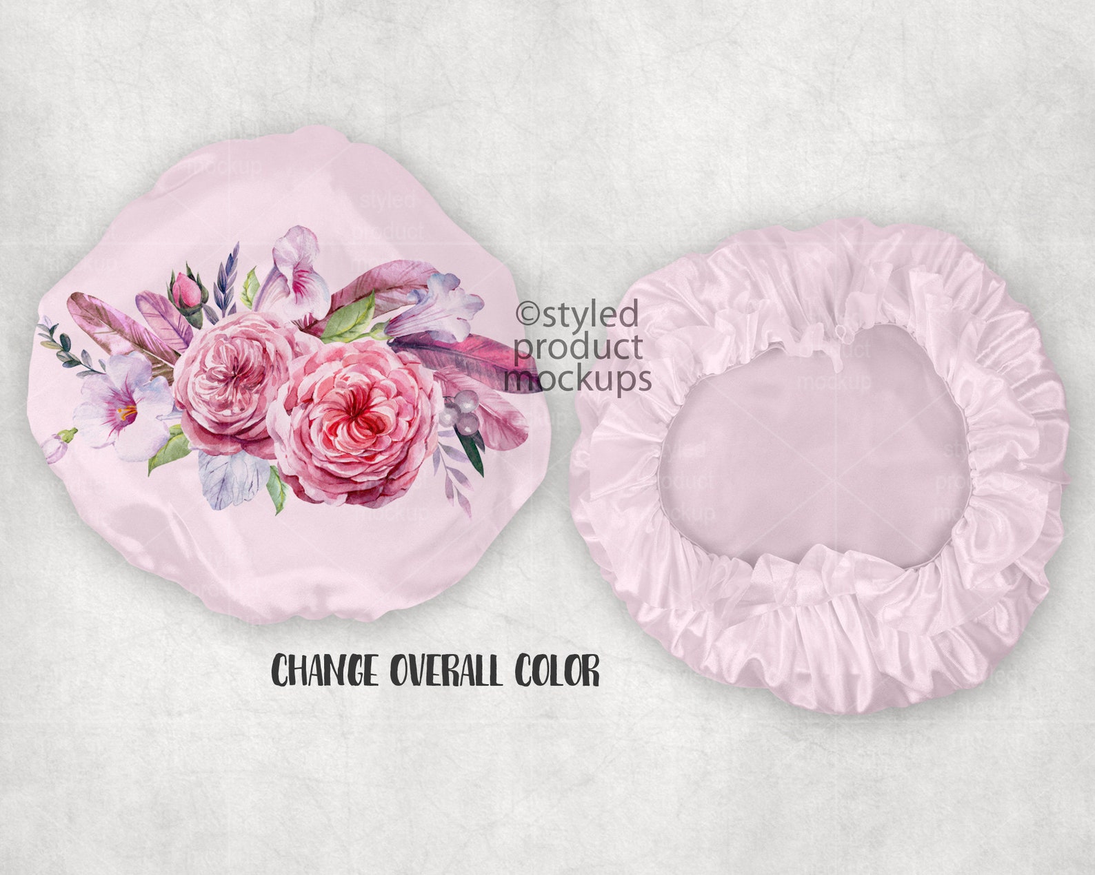 Dye Sublimation Hair Bonnet Mockup Add Your Own Image and | Etsy