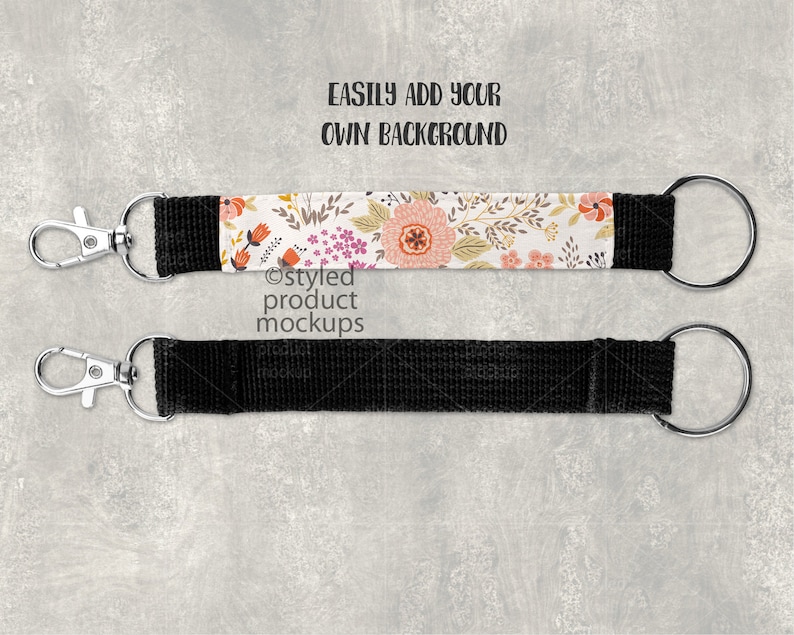 Dye Sublimation Fabric Key Fob Mockup Add Your Own Image and - Etsy