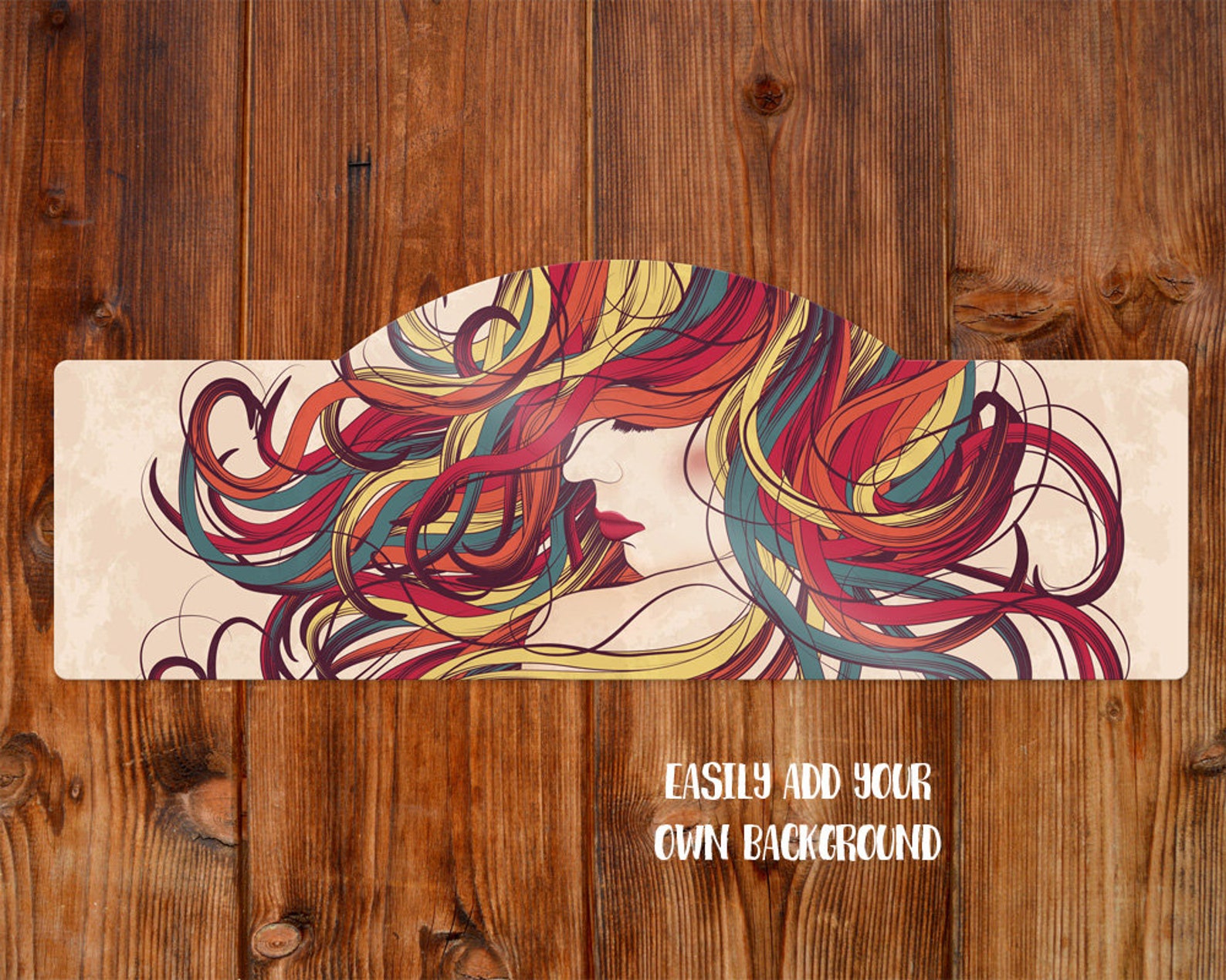 Display Shaped Sign Template Mockup Add Your Own Image and - Etsy