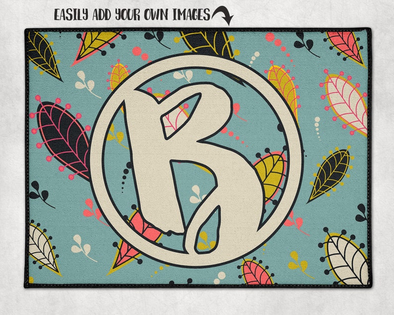 Loop Floor Mat Mockup Template | Rectangle Rug for Dye Sublimation ...