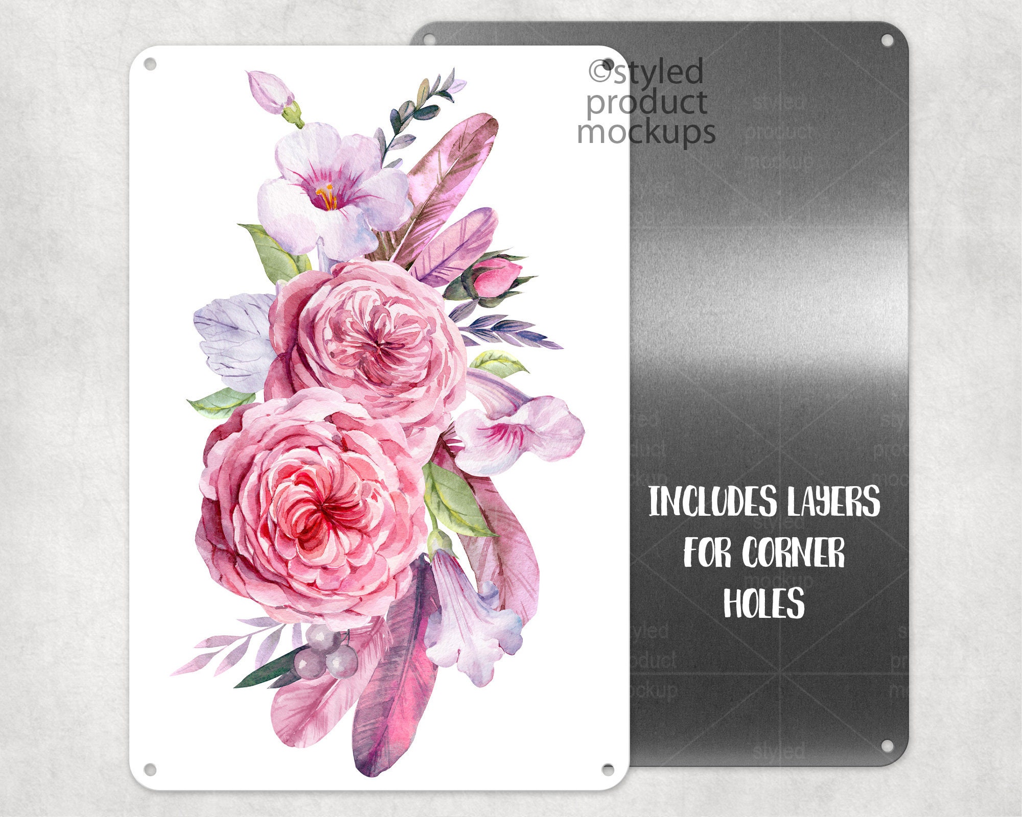 Dye Sublimation 8 X 12 Inch Building Sign Mockup Add Your - Etsy