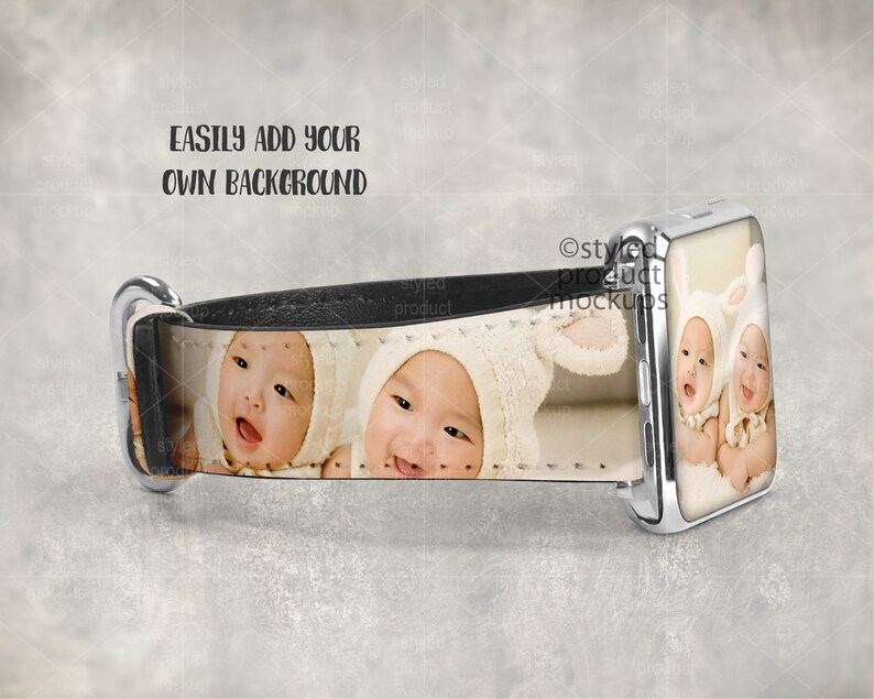 Dye Sublimation Smart Watch Band Mockup Add Your Own Image - Etsy