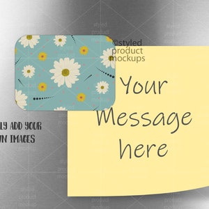 Dye Sublimation Rectangle Magnet Mockup | Add Your Own Image and ...