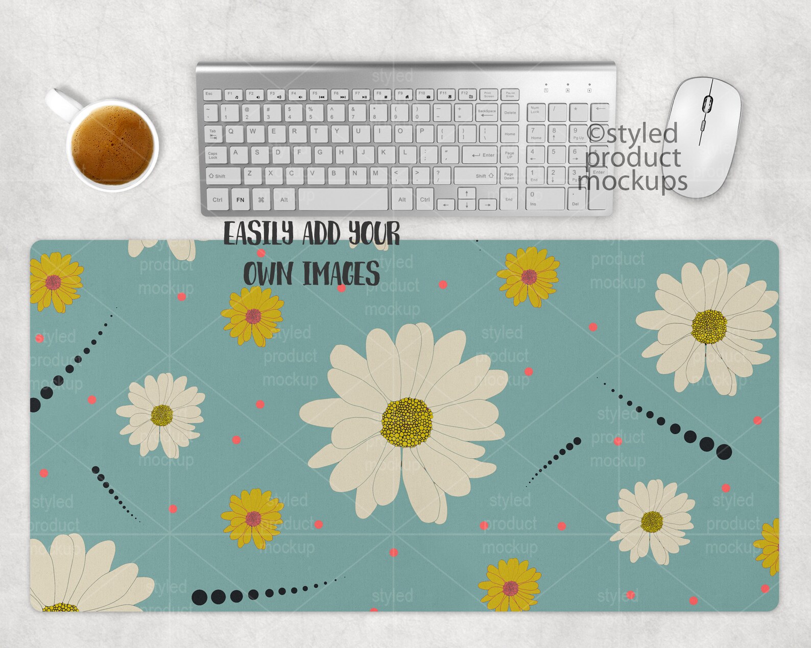 Dye Sublimation 18x36 Inch Gaming Desk Mat Mockup Add Your - Etsy