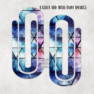 Dye Sublimation Jumbo Paper Clip Mockup | Add Your Own Image and ...