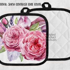 Dye Sublimation Pot Holder Mockup | Add Your Own Image and Background ...