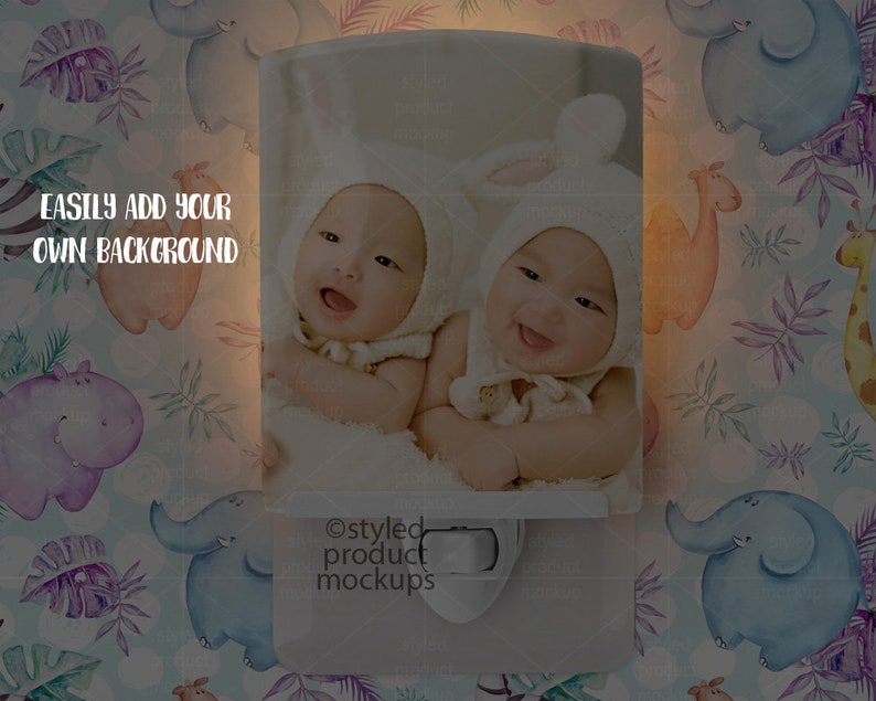 Dye Sublimation Night Light Mockup Template Add Your Own - Etsy
