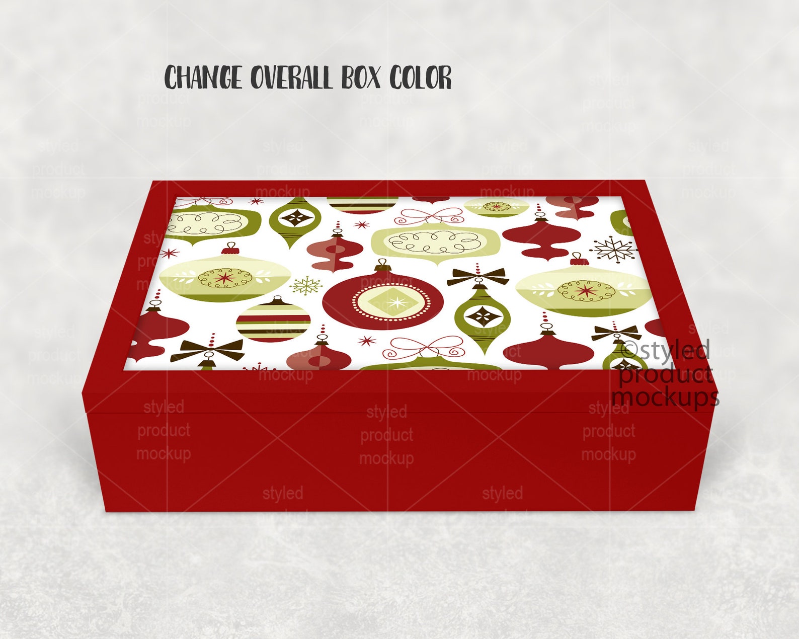 Dye Sublimation White Coated Wood Keepsake Box Mockup Add - Etsy