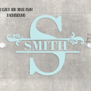 Clear Acrylic House Number Sign With Standoffs Mockup | Add Your Own ...