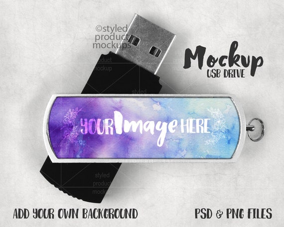 Sublimation USB Flash Drive Mockup Template Add Your Own | Etsy