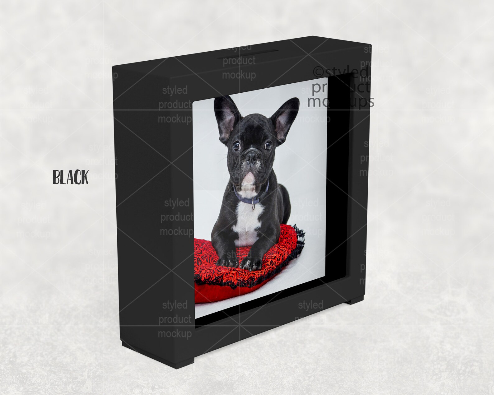 Dye Sublimation Shadow Bank Box Mockup Add Your Own Image - Etsy