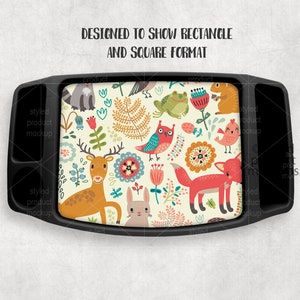 Plastic Lap Tray Mockup | Learning Tray Mockup | Add Your Own Image and ...