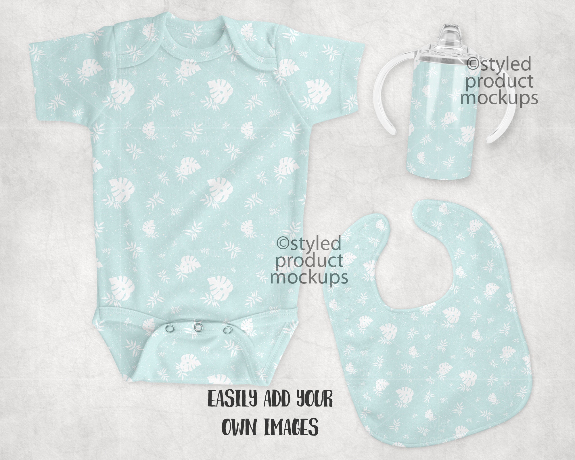 Dye Sublimation Baby Gift Set Mockup Add Your Own Image and - Etsy