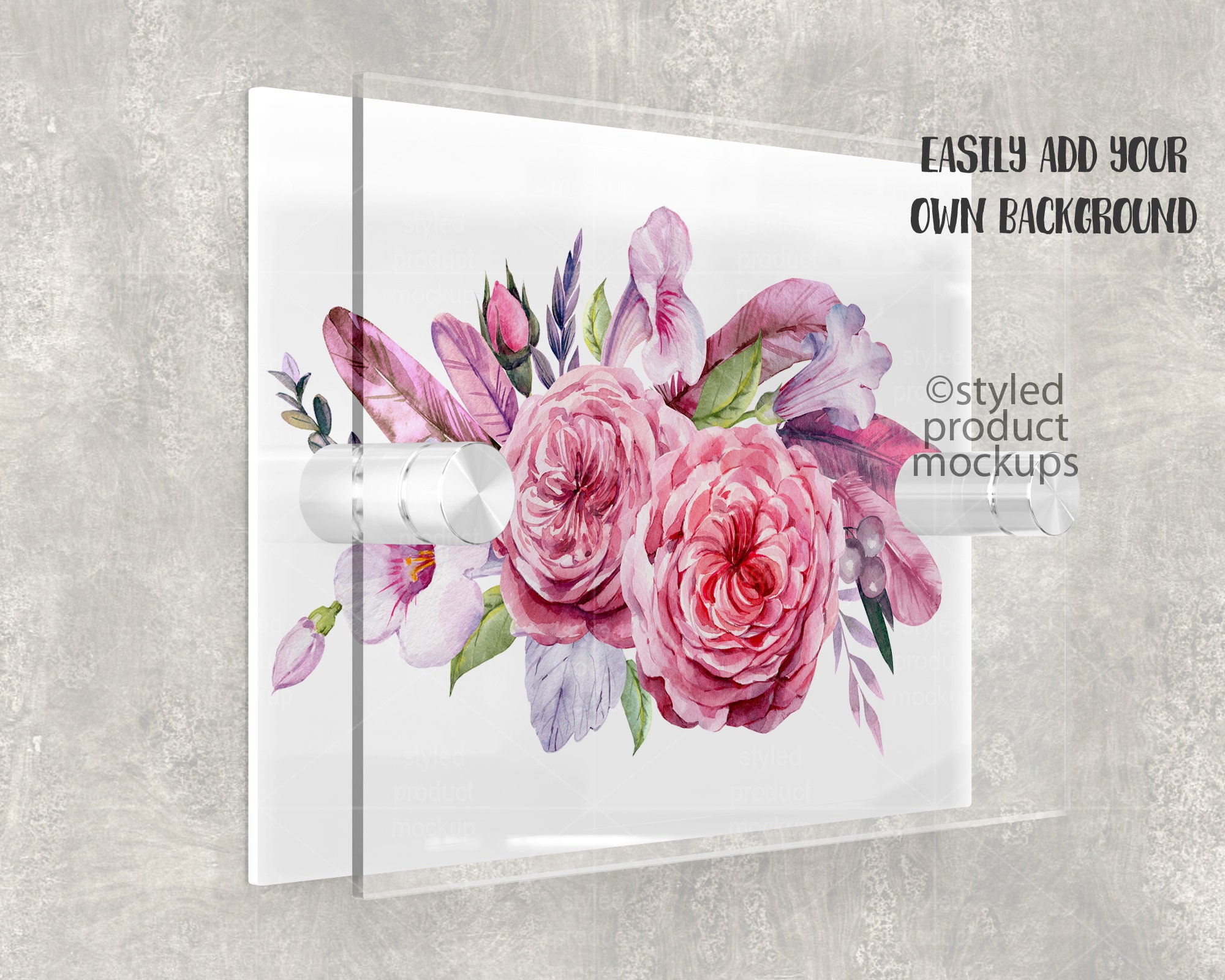 Dye Sublimation House Number Sign With Standoffs and Clear | Etsy