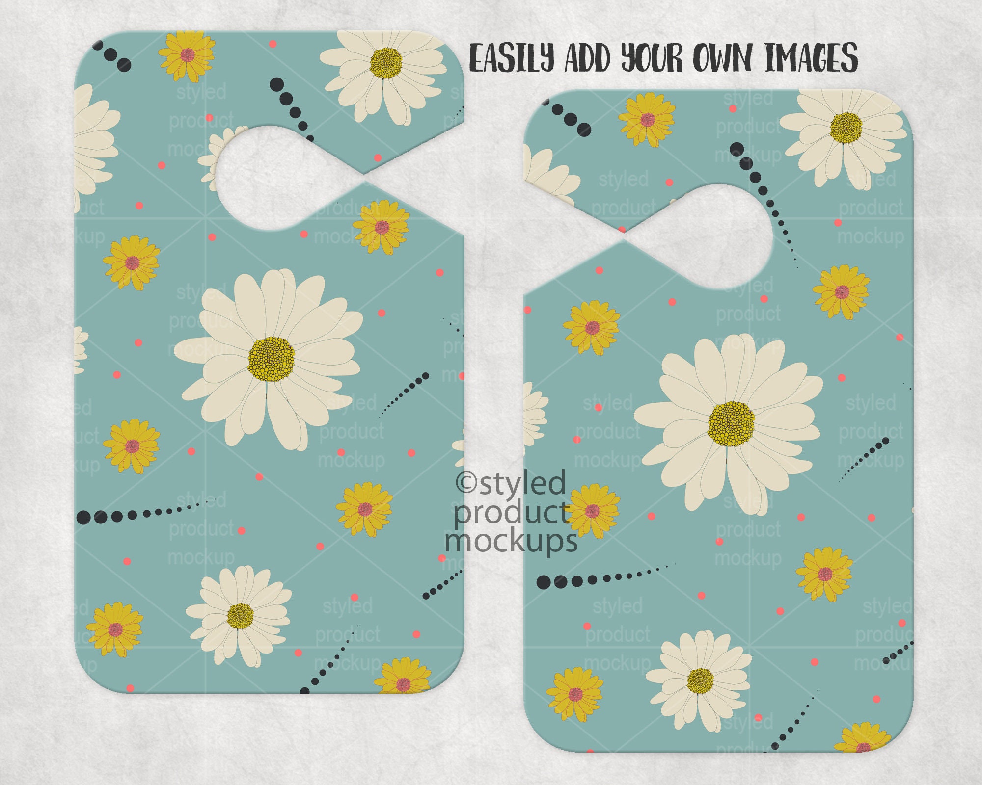 Dye sublimation car hanger tag mockup Add your own image and | Etsy