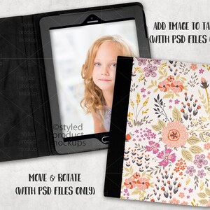 Dye Sublimation Padfolio Style Fabric Tablet Case Cover Mockup | Add ...