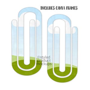 Dye Sublimation Jumbo Paper Clip Mockup | Add Your Own Image and ...