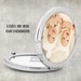 Dye Sublimation Round Metal Compact Mirror Mockup Add Your Own Image ...