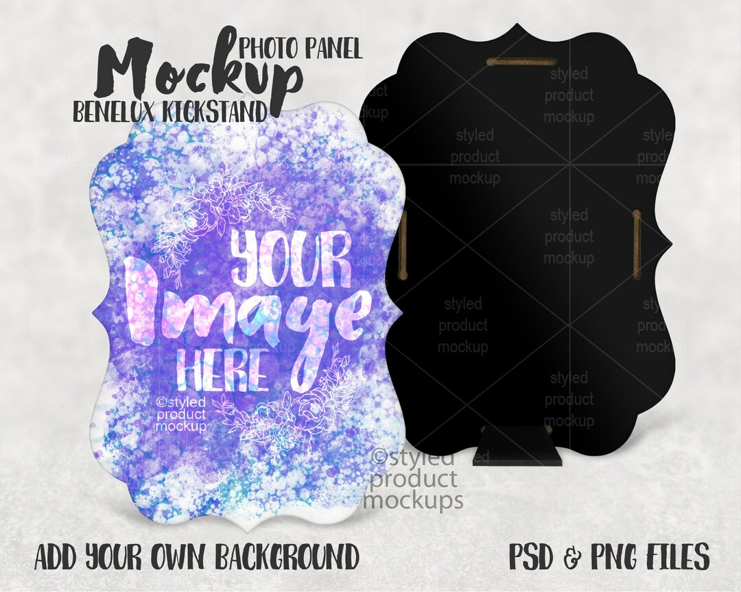 Dye Sublimation Benelux Creative Border Photo Panel With Slot Kickstand ...