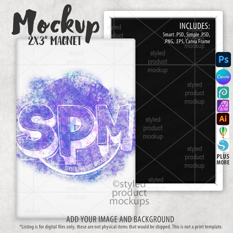 Rectangle Magnet Button - Etsy