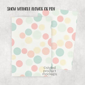 4x6 Paper Notepad Mockup | Add Your Own Image and Background - Etsy